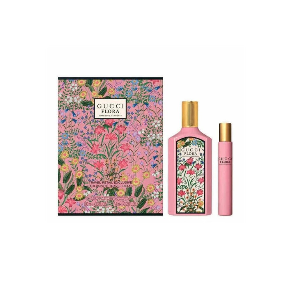 Buy Gucci Flora Gorgeous Gardenia 110ML Gift Set – Perfume24x7.com